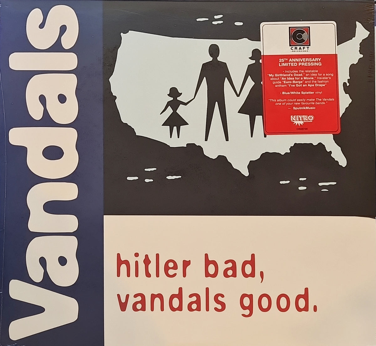 Vandals - Hitler Bad, Vandals Good (Blue/White Splatter Vinyl) – Stash ...