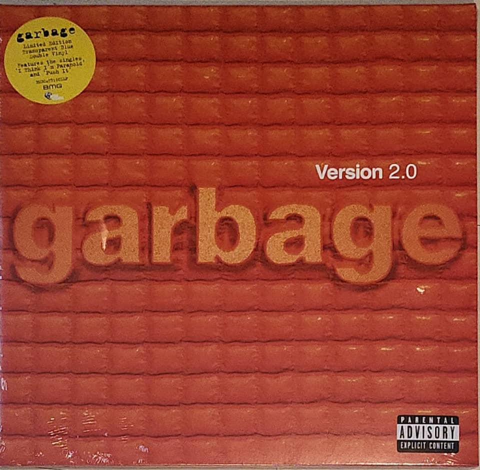 Garbage - Version 2.0 2Lp (Transparent Blue Vinyl) – Stash Records