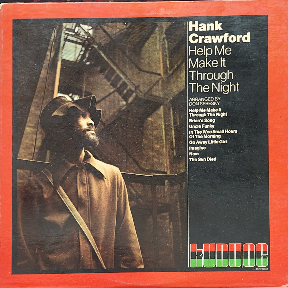 Pre Loved Record - Hank Crawford - Help Me Make It Through The Night ...