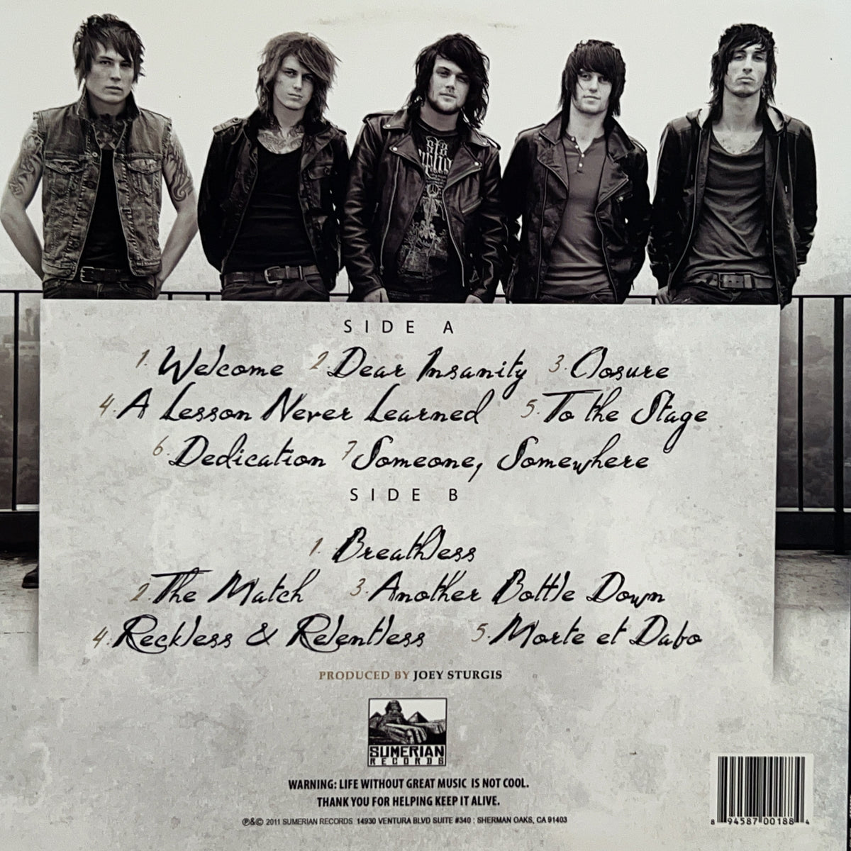 Pre Loved Record - Asking Alexandria - Reckless & Relentless (Ltd. Ed ...