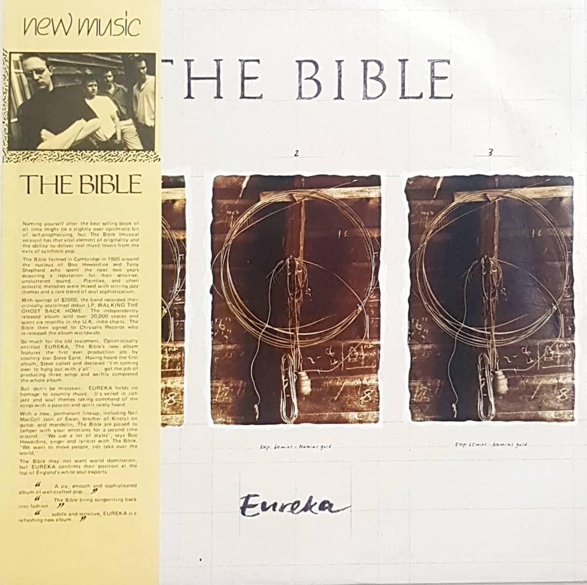 Pre Loved Record - The Bible - Eureka – Stash Records